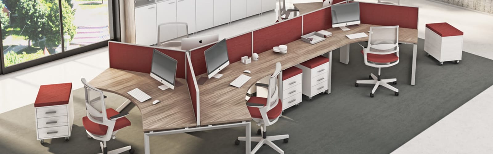 Low Partitioning/Screens | Studio Office